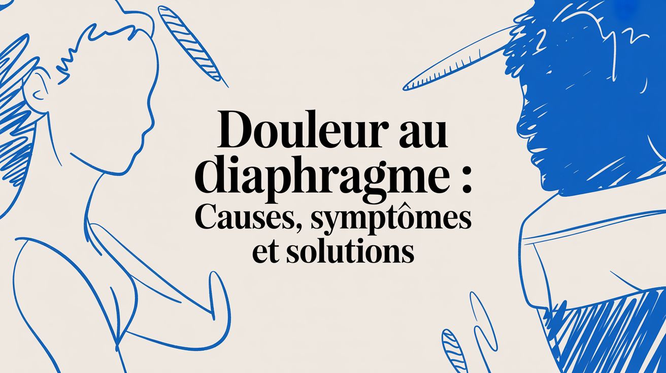 Douleur au diaphragme : causes, symptômes et solutions