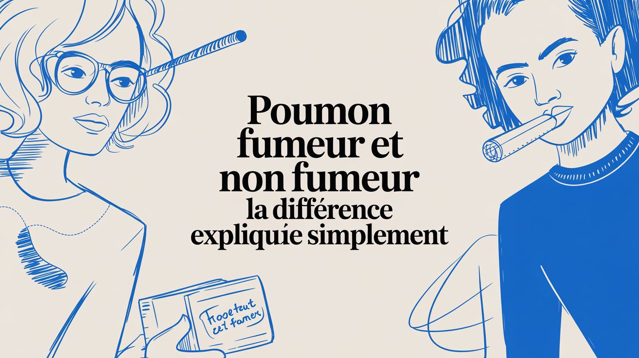 Poumon fumeur et non fumeur la différence expliquée simplement